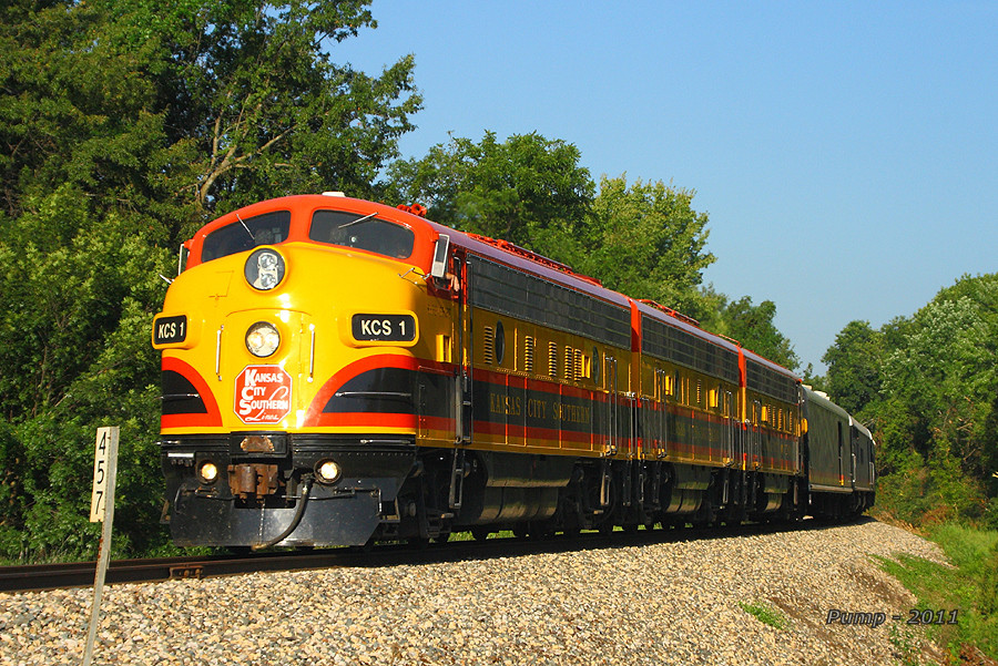 Eastbound KCS Special Business Train - The Southern Belle